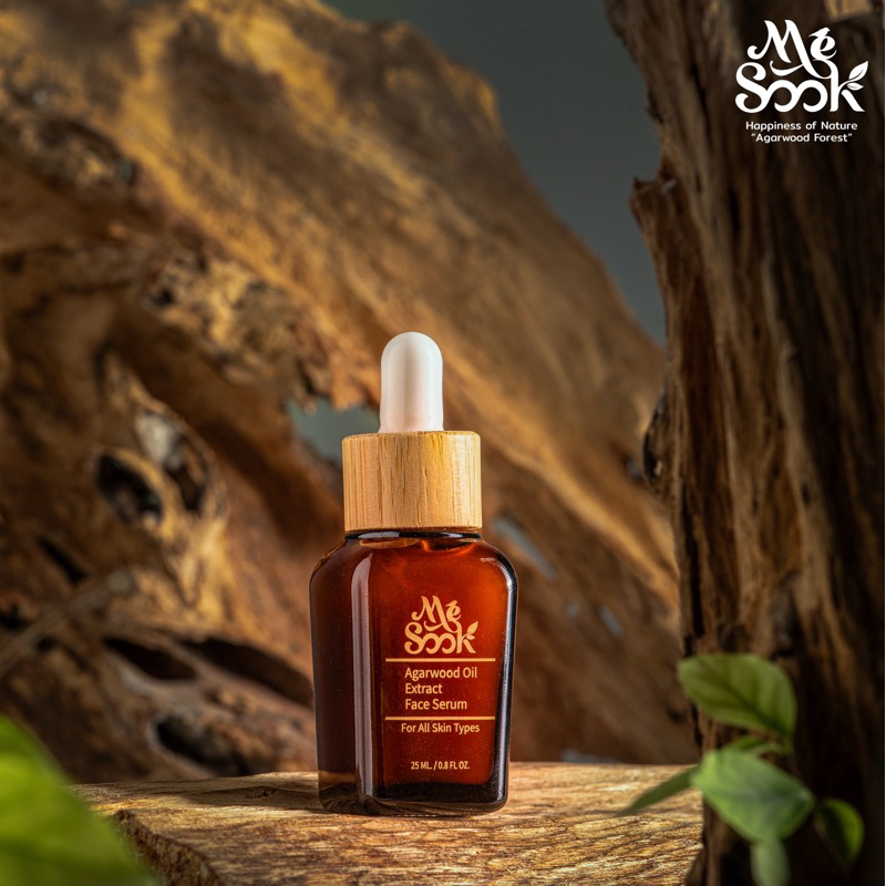 MESOOK Agarwood Oil Extract Serum เซรั่มบำรุงหน้ากฤษณา 25ml. บำรุงใต้ชั้นผิวให้แข็งแรง ชุ่มชื่น ...