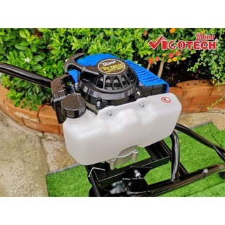 VIGOTECH เครื่องเจาะดิน รุ่น VG-W-EA630-PRE รถเข็นเจาะดิน 2 จังหวะ 4 แรงม้า (มีล้อ) แถมดอก 6 ...