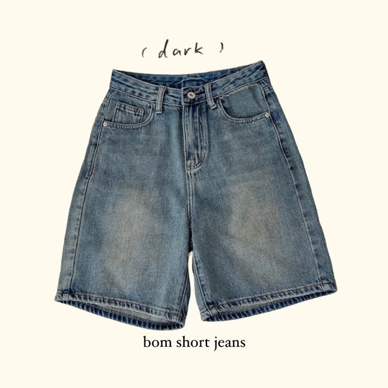 bobbygoodhouse | pre order BOM SHORT JEANS (2colors) | Shopee Thailand