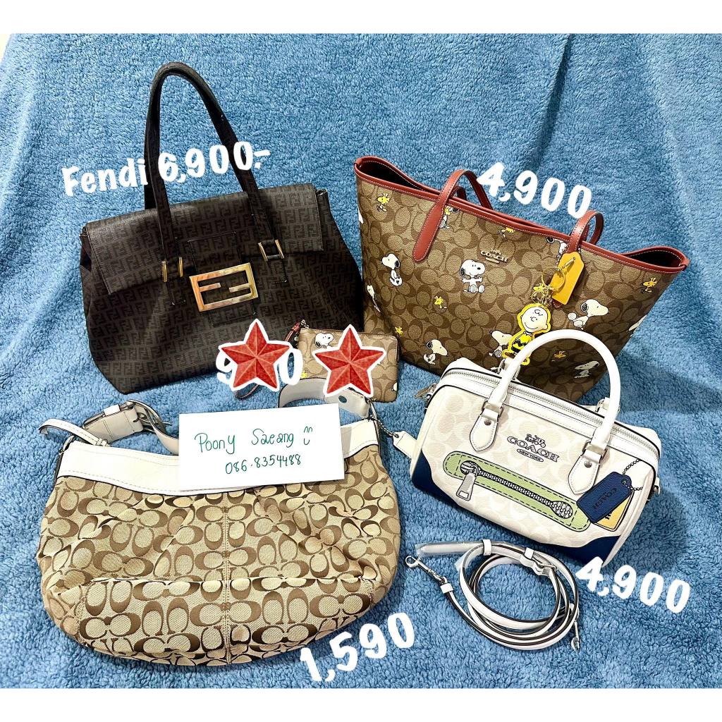 Fendi Coach Coach Snoopy ของแท้ทุกใบ | Shopee Thailand