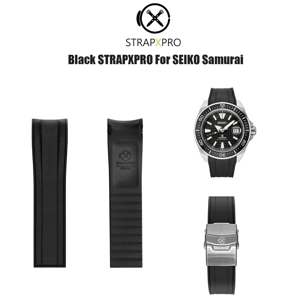 สายนาฬิกาแบบยางรุ่น StrapxPro for Seiko Samurai | Shopee Thailand