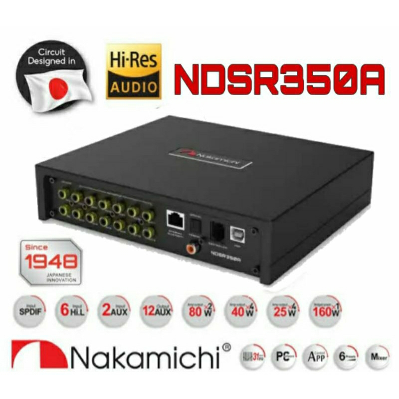 NAKAMICHI NDSR350A Hires DSP คุณภาพสูง มาตราฐาน🇯🇵 | Shopee Thailand