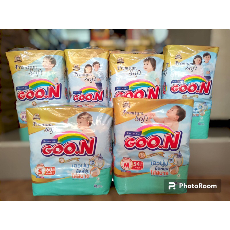 ผ้าอ้อม Goon รุ่น 6 แก้ว (Premium) | Shopee Thailand