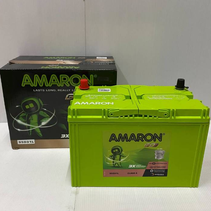 AMARON 95D31L GO 🔥 แบตเตอรี่รถปิคอัพ D-Max MU-X Colorado Fortuner Vigo ...
