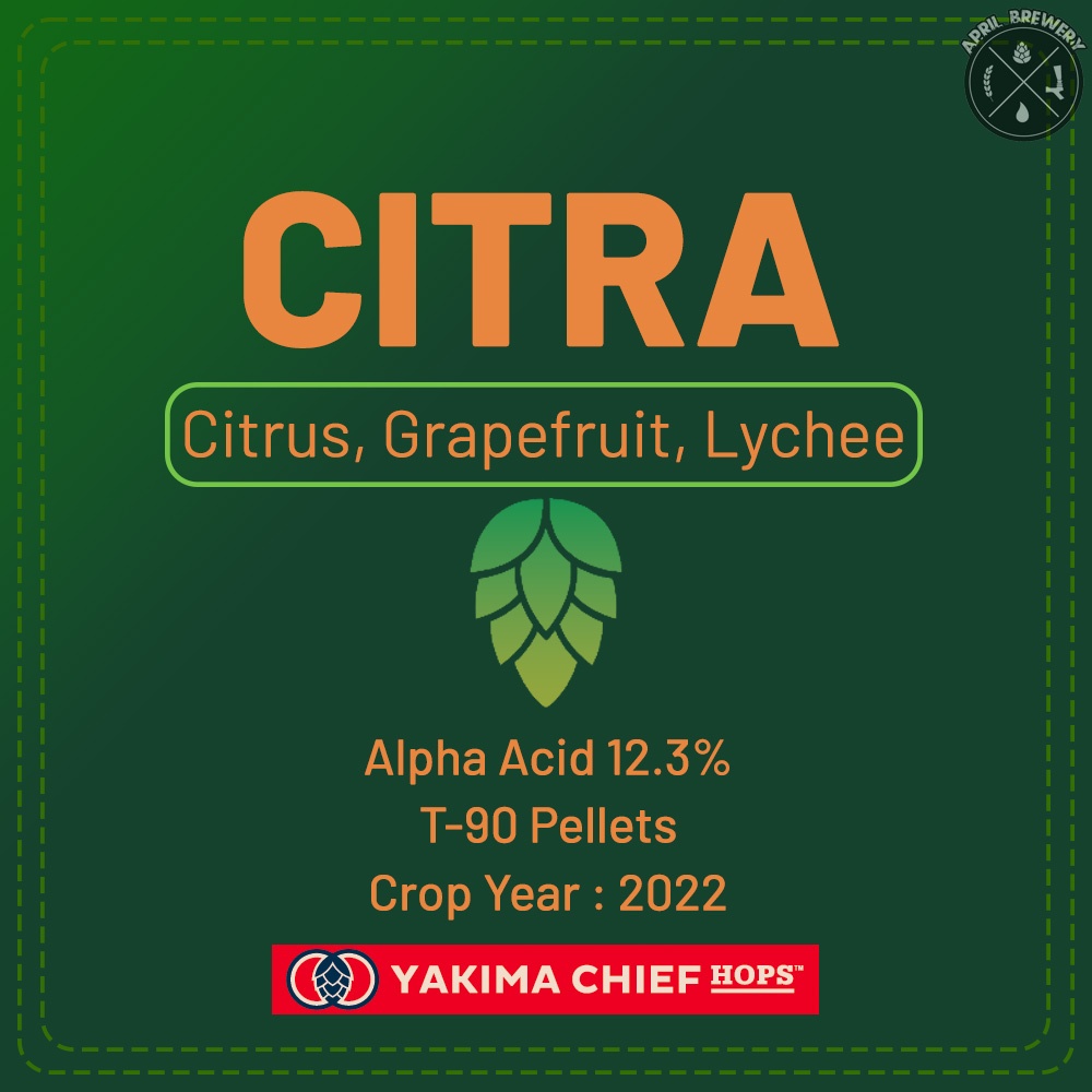 Citra Hops Pellets ฮอปส์ เพลลิท ทำเบียร์ Pale Ale, IPA และอื่นๆ ...