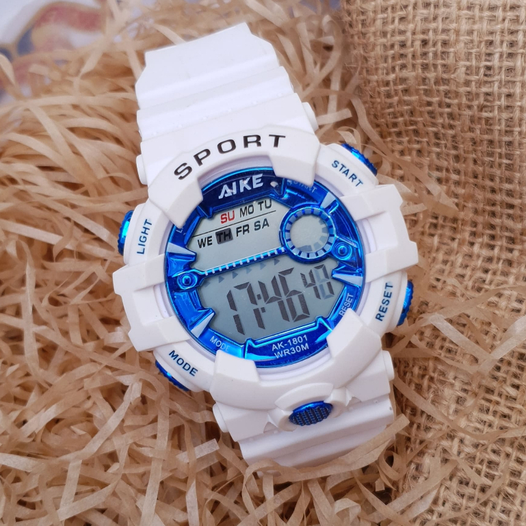 นาฬิกาข้อมือชาย AIKE แบรนด์แท้ ระบบดิจิตอล มีไฟดูเวลากลางคืน สาวอวบใส่ ...