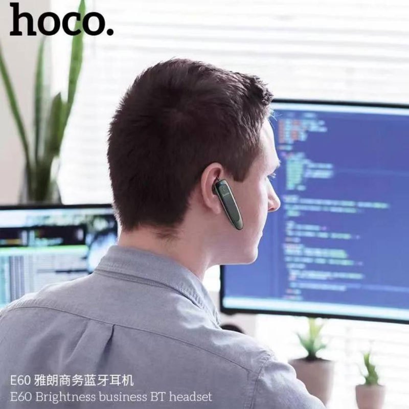 แท้100% ส่งไว รับประกัน1ปีเต็ม!Hoco E60 หูฟังบลูทูธ เสียงดีเบสแน่น Bluetooth Wireless Headset ...