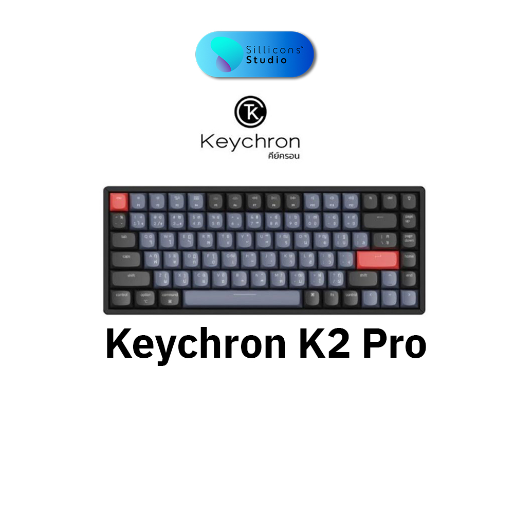 [โค้ดMallลด10%][ศูนย์ไทย]Keychron K2 Pro Mechanical Keyboard แมคคานิคอล ...