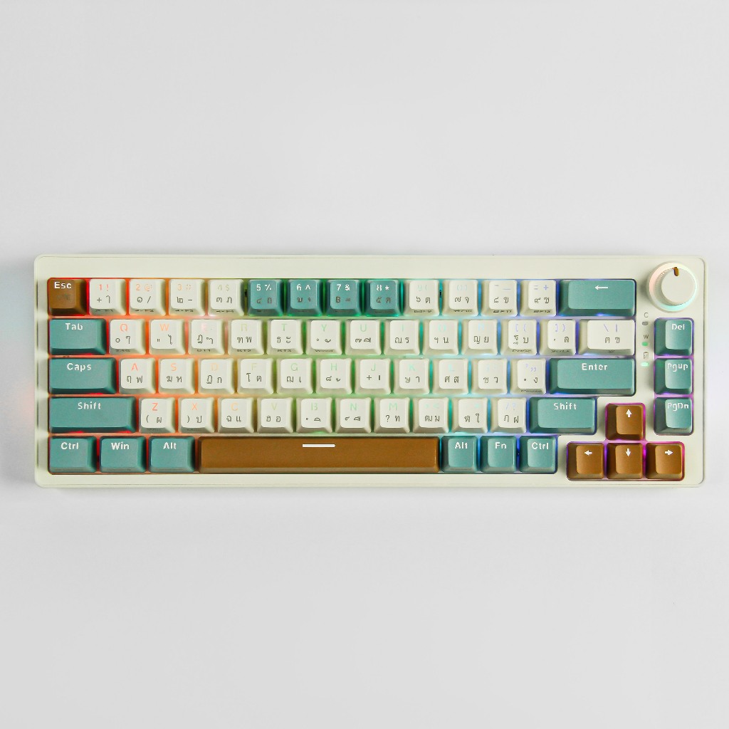 Zifriend ZA68pro 3โหมด คีย์บอร์ดเกมมิ่ง Mechanical Keyboard 68ปุ่ม ...