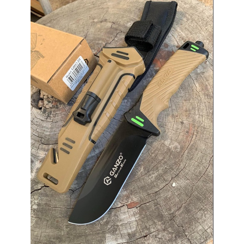 มีดเดินป่าGanzo G8012 ของแท้100% | Shopee Thailand
