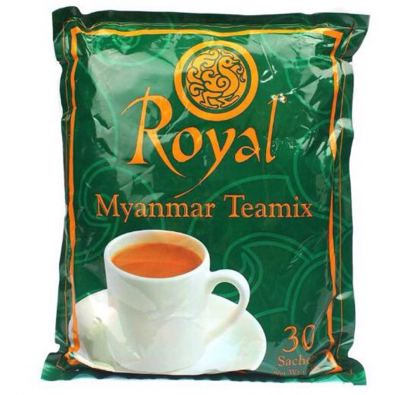 ชาพม่า ชา Royal Myanmar tea mix ชานมพม่า 3in1 (แพ็ค 30 ซอง) | Shopee ...
