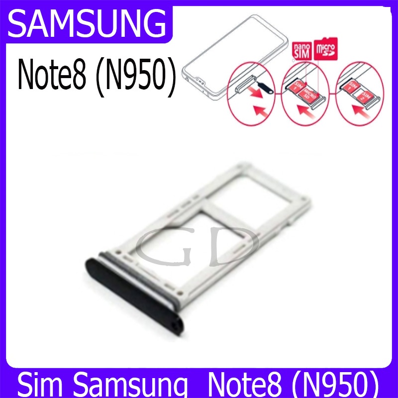 ถาดใส่ซิม Samsung Note8 (N950) ที่ใส่ซิม คุณภาพสูง ประสิทธิภาพสูง | Shopee Thailand