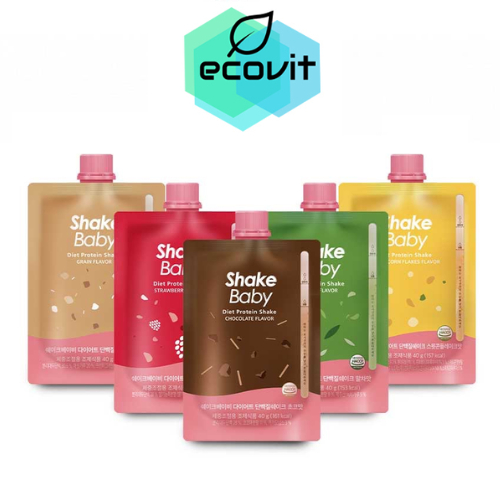 โปรตีนเกาหลี Shake Baby Diet Protein Shake เบบี้ โปรตีนเชค แบบซอง [1 ...
