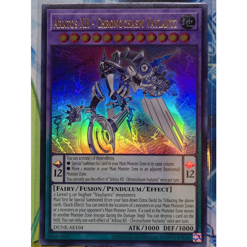 DUNE-AE104 "Arktos XII - Chronochasm Vaylantz" - Ultra Rare | Shopee ...