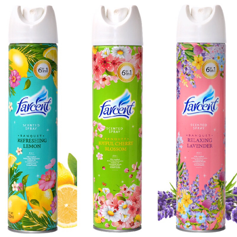 ฟาร์เซ็นท์ Farcent สเปรย์ปรับอากาศ 320 มล. มี3กลิ่นให้เลือก | Shopee ...
