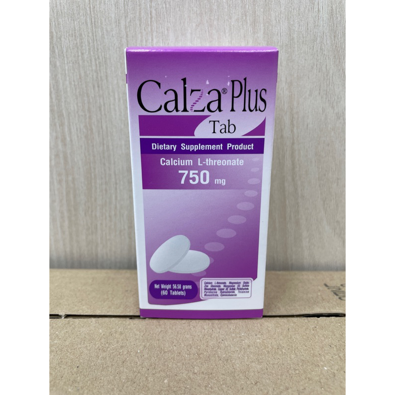 Calza plus tab แคลซ่า พลัส แท็บ 60 เม็ด calza-plus tab | Shopee Thailand