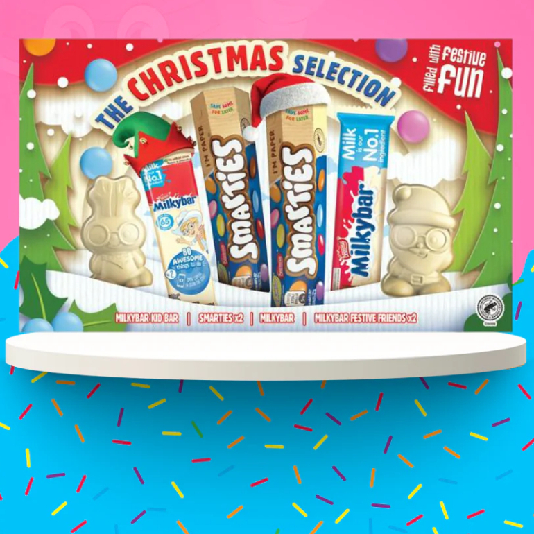 The Christmas Selection Filled With Festive Fun 1 กล่อง รวม 4 ชนิด น้ำหนัก 129.4 กรัม BBF.30/04 ...