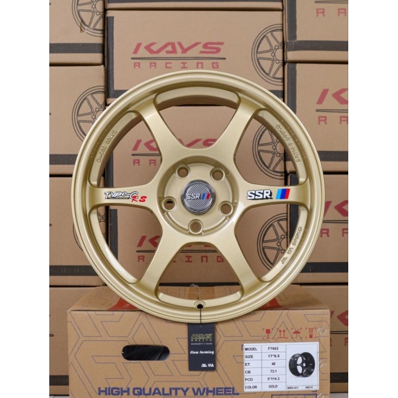 ล้อแม็ค SSR 5/114 ขอบ17 ET40 กว้าง 8.5 ราคาต่อวง | Shopee Thailand