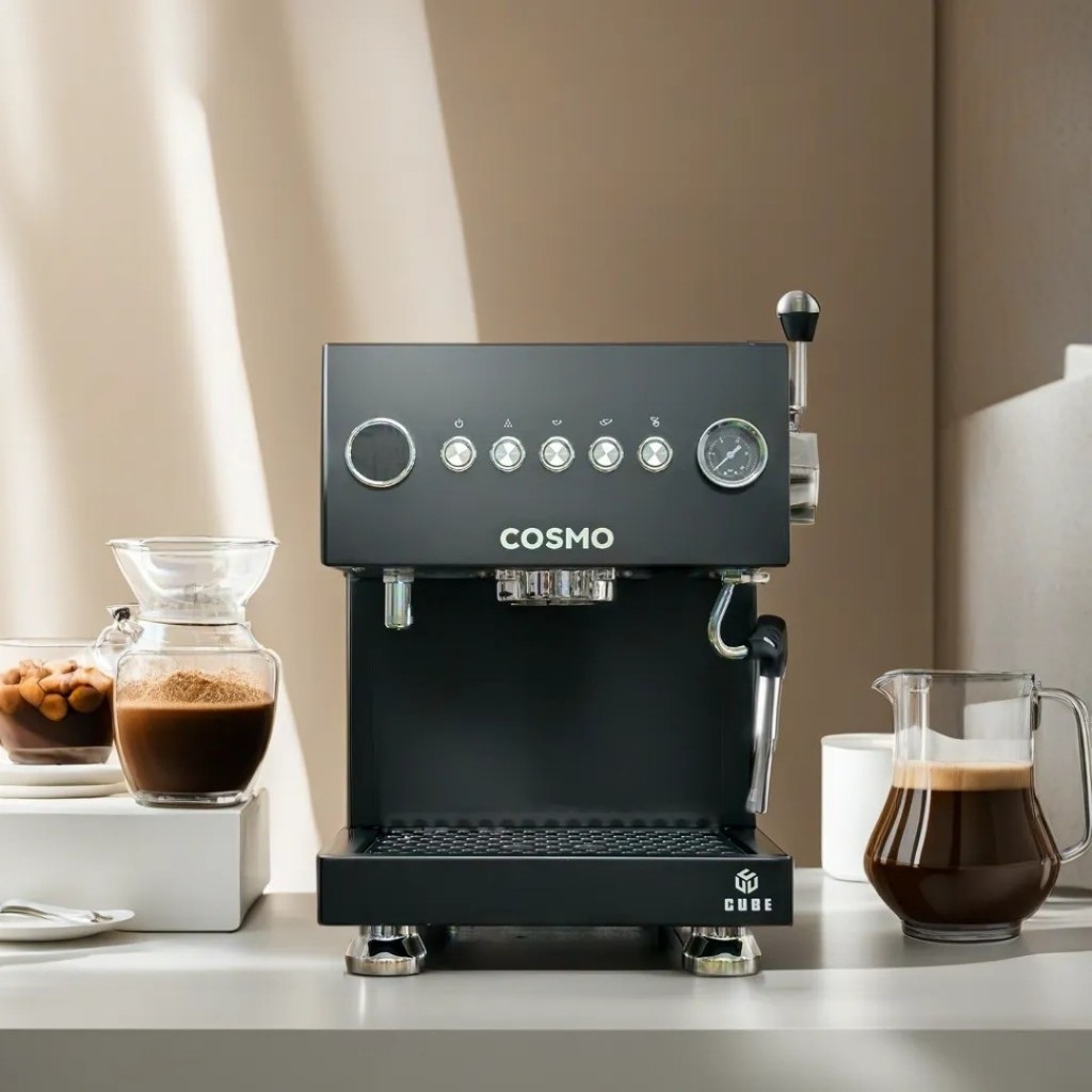 เครื่องชงกาแฟ Cosmo Cube เครื่องชงกาแฟเปิดร้าน 1 หัวกรุ๊ป เครื่องทำกาแฟ ...