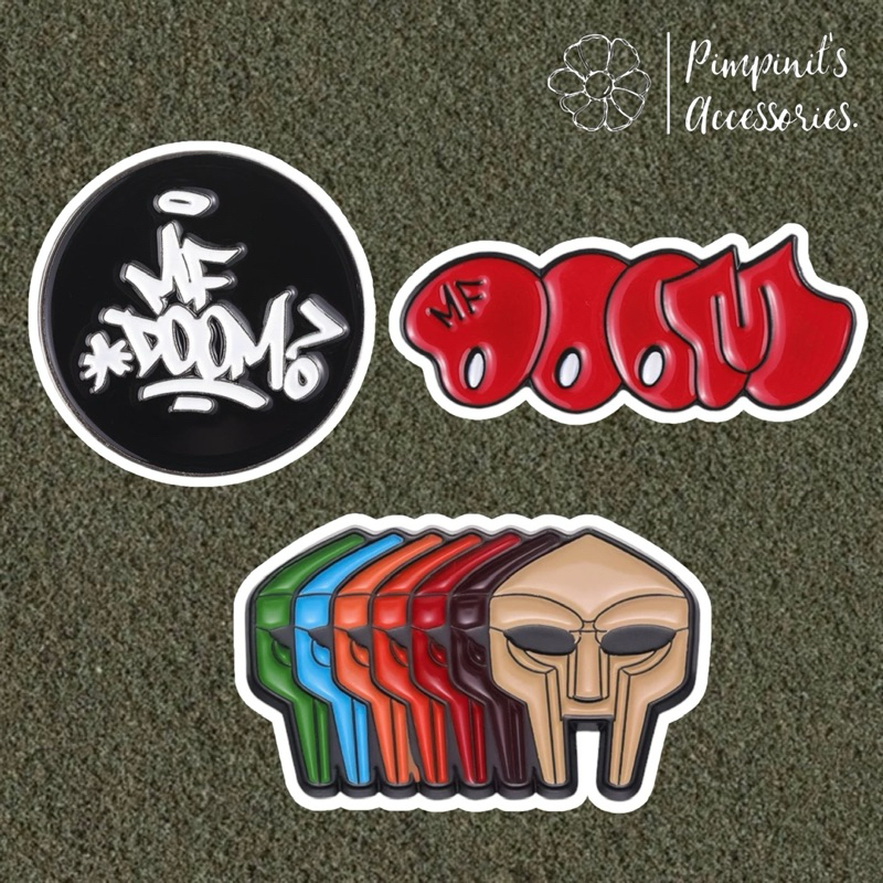 ร้านในไทยพร้อมส่ง : เข็มกลัดเซ็ทแร็ปเปอร์ดาเนียลดูมิล | MF DOOM ...