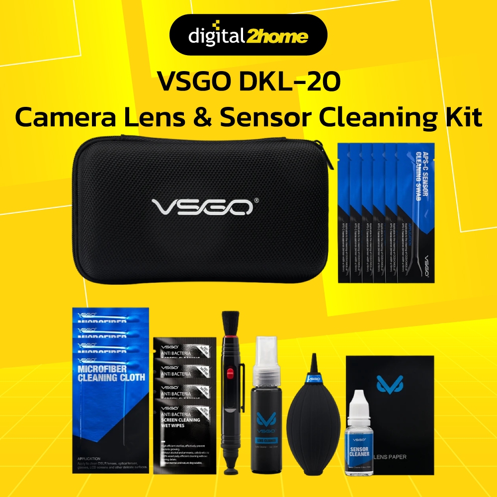 VSGO DKL-20 Camera Lens & Sensor Cleaning Kit อุปกรณ์ดูแลกล้อง ชุดทำ ...