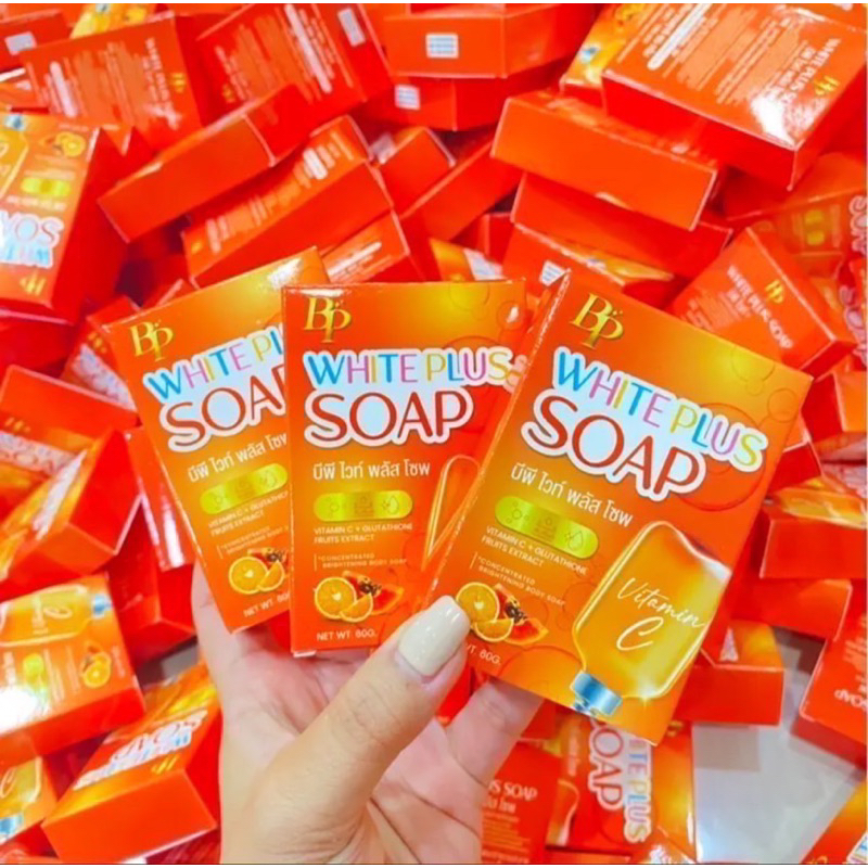 สบู่บีพีลบดำ สบู่บีพีไวท์พลัส BP Soap 3 ก้อน 79.- | Shopee Thailand