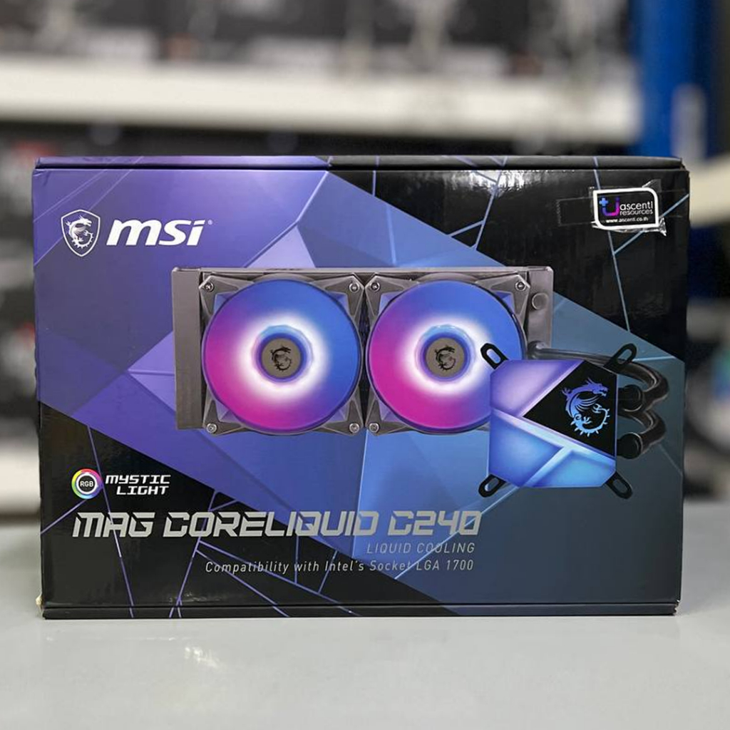 MSI MAG CORELIQUID C240 ARGB CPU LIQUID COOLER (ระบบระบายความร้อนด้วย ...