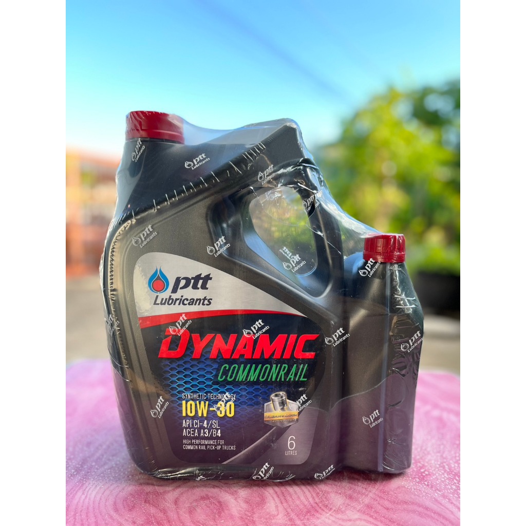 A21-น้ำมันเครื่อง ปตท. PTT Dynamic Commonrail ขนาด 6 ลิตร แถม 1 ลิตร ได ...