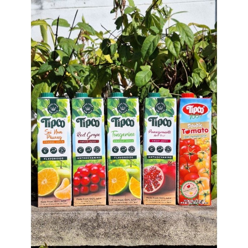 Tipco น้ำผลไม้100% ขนาด 1,000 มล. | Shopee Thailand
