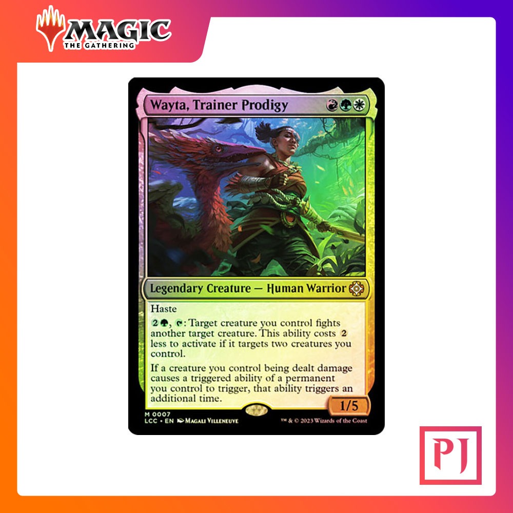 [MTG] Wayta, Trainer Prodigy [LCC] [MULTI] [MYTHIC] [FOIL] [ENG] (การ์ดเมจิค / Magic the ...
