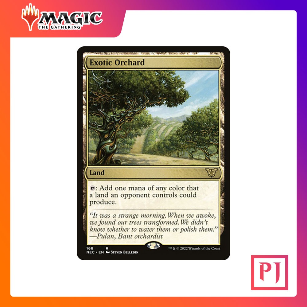 [MTG] Exotic Orchard [NEC] [LAND] [RARE] [NORMAL] [ENG] (การ์ดเมจิค ...
