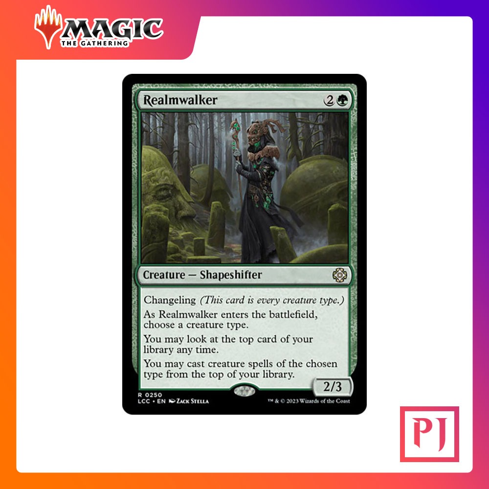 [MTG] Realmwalker [LCC] [GREEN] [RARE] [NORMAL] [ENG] (การ์ดเมจิค ...