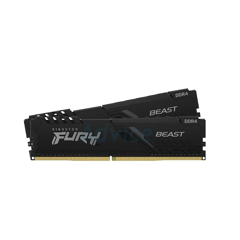 RAM DDR4(3200) 32GB (16GBX2) KINGSTON FURY BEAST (KF432C16BBK2/32) | Shopee Thailand