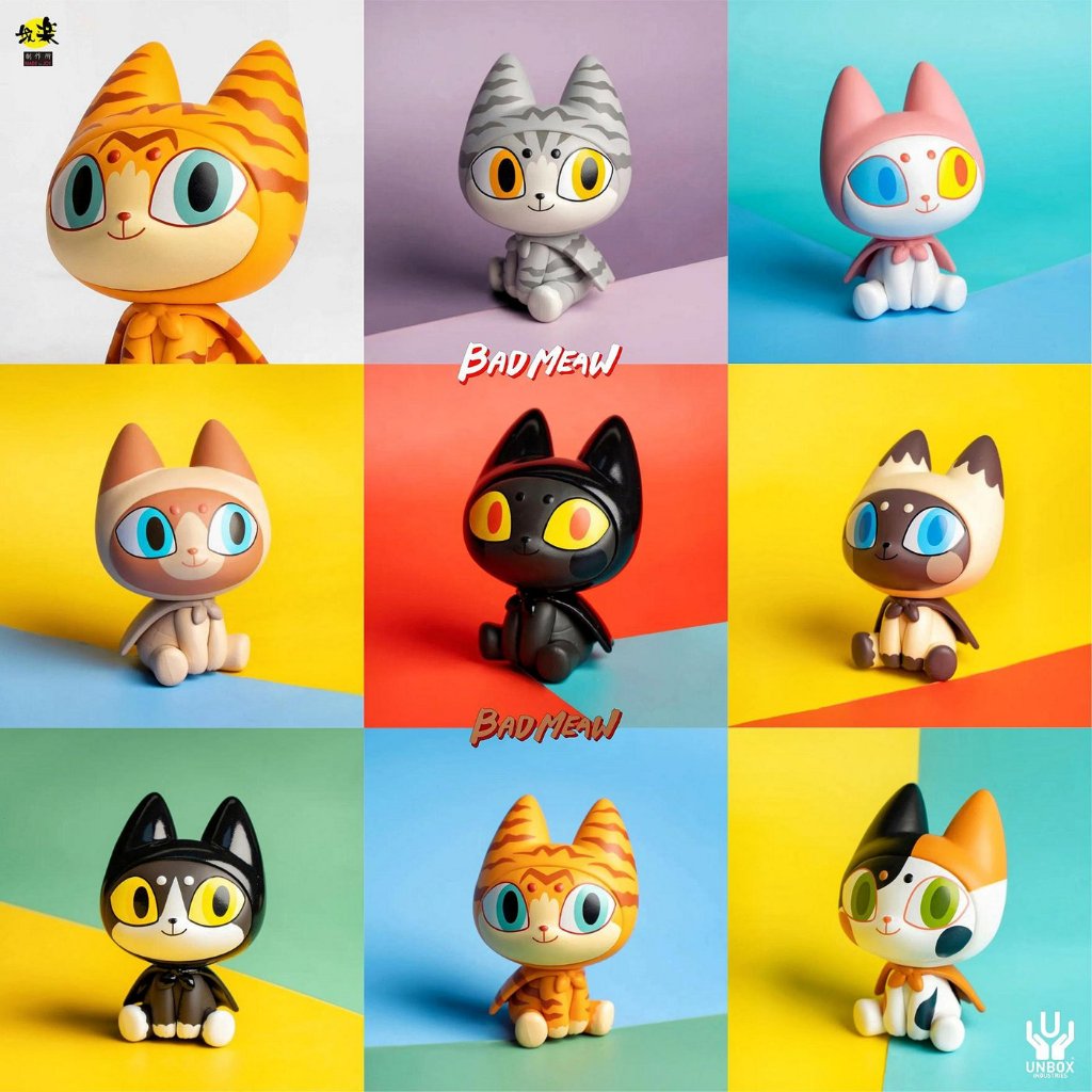 BADMEAW Catty Blindbox Series ของแท้แกะเช็คตัว เนื่องจากไม่มีการ์ด ...