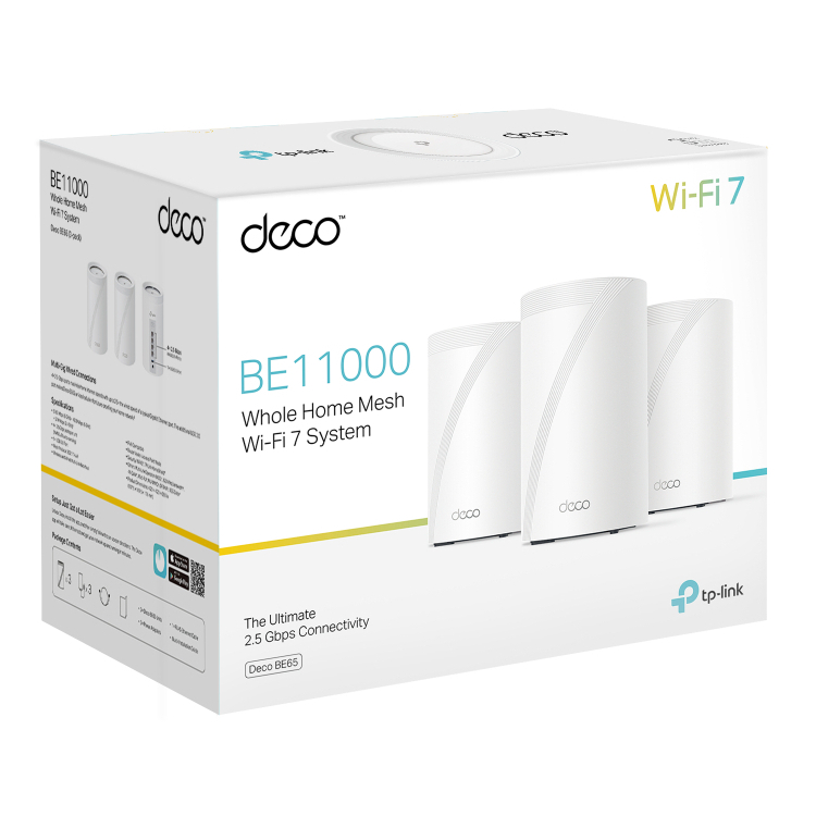 TP-LINK (Deco BE65) BE11000 Whole Home Mesh WiFi 7 System | Shopee Thailand