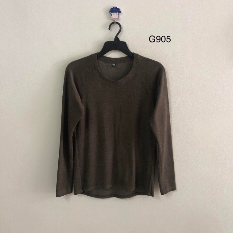 Heattech (G905) แบรนด์ uniqlo ยูนิโคล่ ผ้าฟลีซ หนานุ่ม | Shopee Thailand