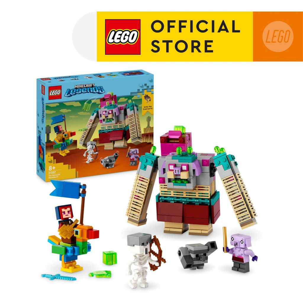 LEGO Minecraft 21257 Legends The Devourer Showdown (420 Pieces ...