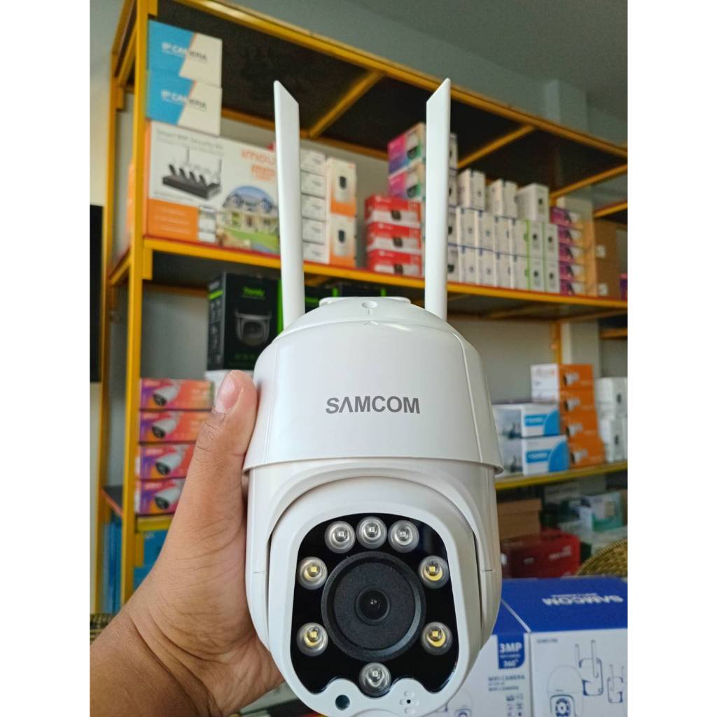 กล้องวงจรปิด SAMCOM รุ่น SC103-AI ความคมชัด 3 ล้านพิกเซล มีระบบติดตามอัจฉริยะ | Shopee Thailand