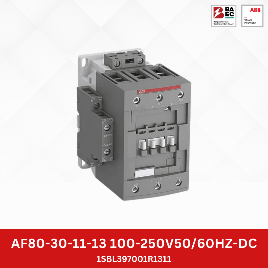 ABB Contactor AF80-30-11-13 100-250V50/60HZ-DC | Shopee Thailand