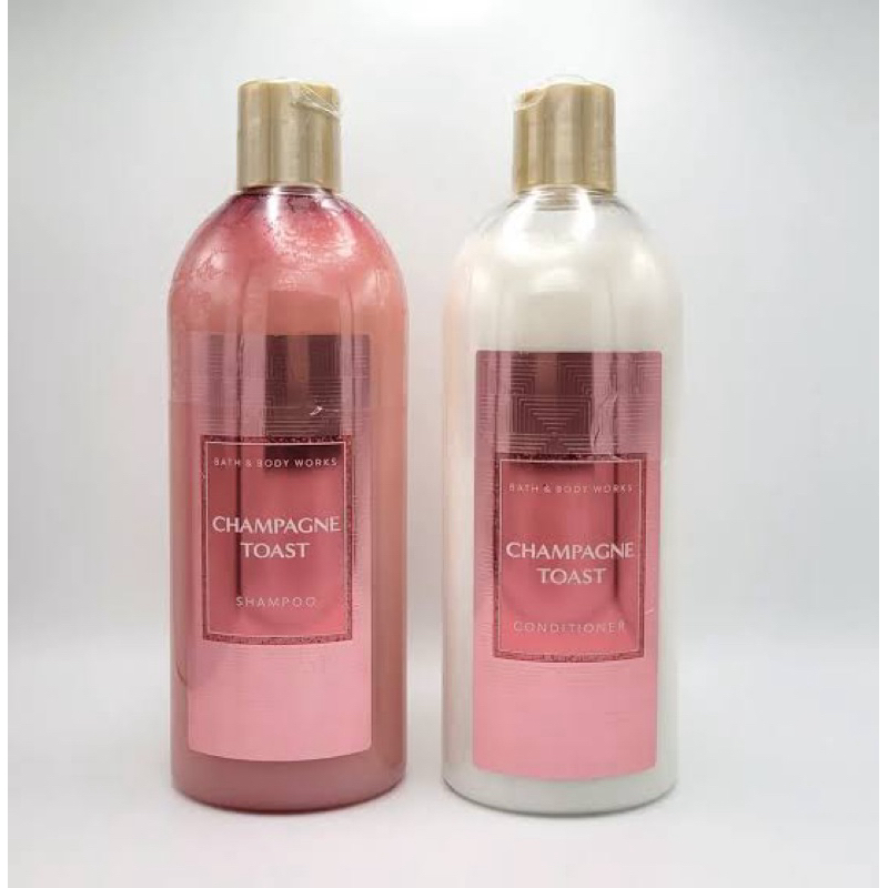Bath & Body Works Champagne Toast Hair Shampoo 473ml. & Conditioner ...