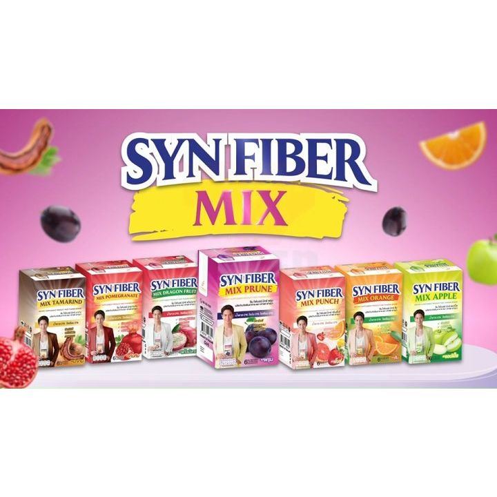 SYN FIBER MIX ซินไฟเบอร์ มิกซ์ (6ซอง) 1 กล่อง | Shopee Thailand