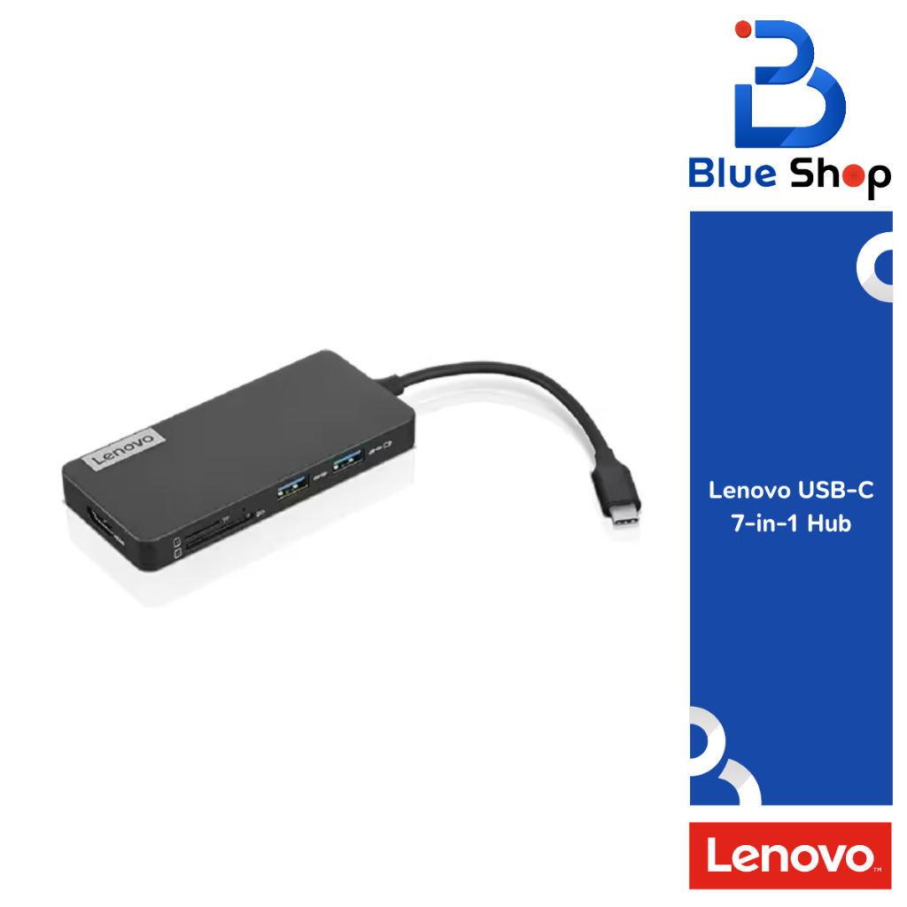 Lenovo USB-C 7-in-1 Hub เพิ่มพอร์ทต่างๆทั้งต่อจอภาพและ USB-A อย่าง ...