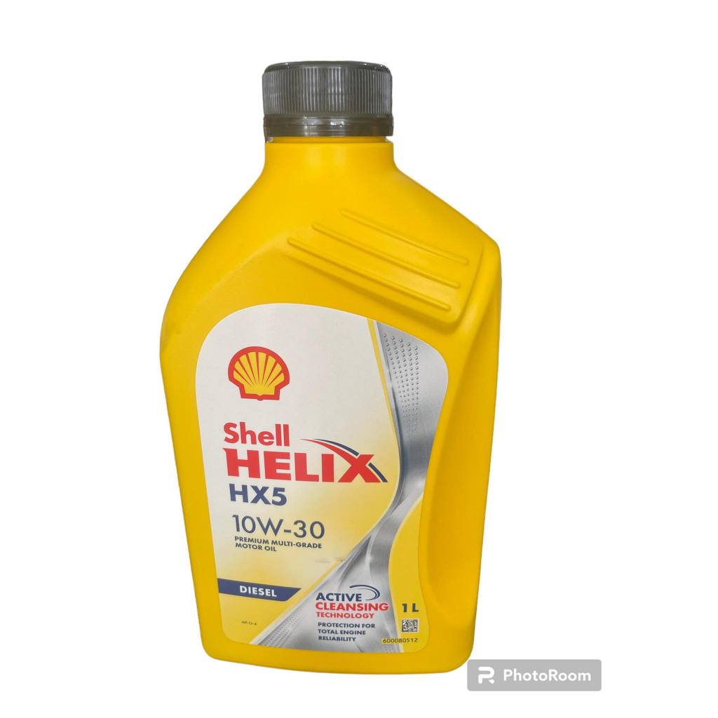 น้ำมันเครื่อง Shell เชลล์ ของแท้ HX5 10W-30 ดีเซล กึ่งสังเคราะห์ ขนาด1 ...