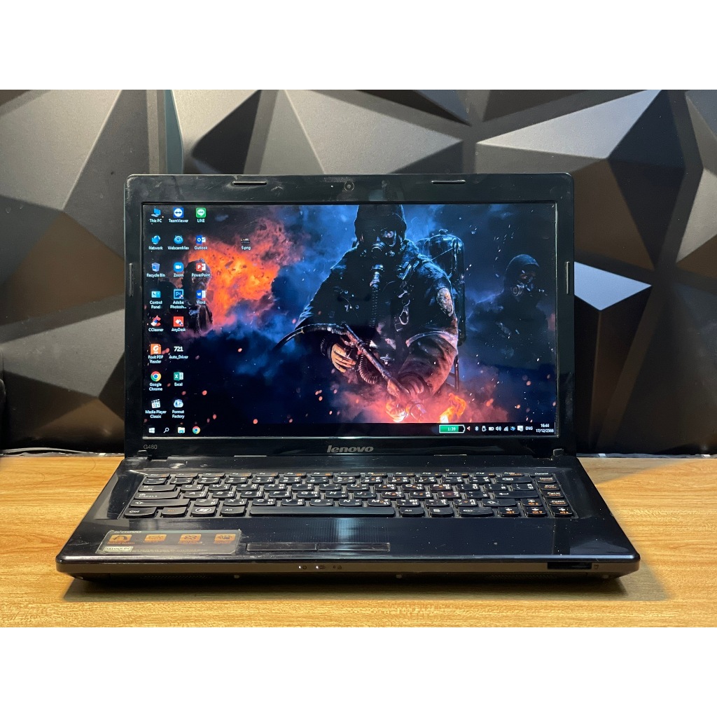 Lenovo G480 สเปก intel Core i3-2330M (gen3) Ram 4 GB SSD 120 GB แบตเก็บ ...