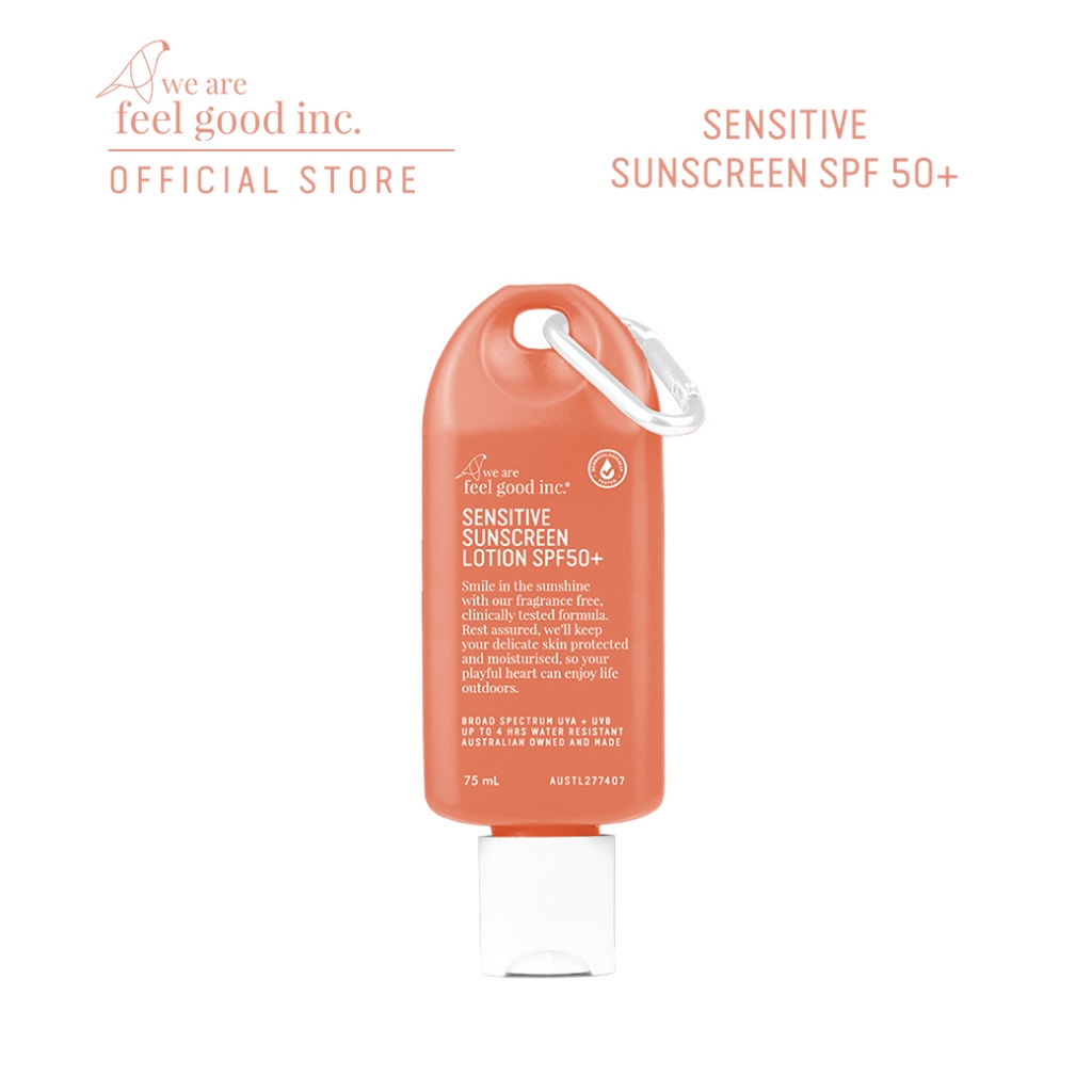 We Are Feel Good Inc. : Sensitive Sunscreen SPF 50+ โลชั่นกันแดดสูตร ...