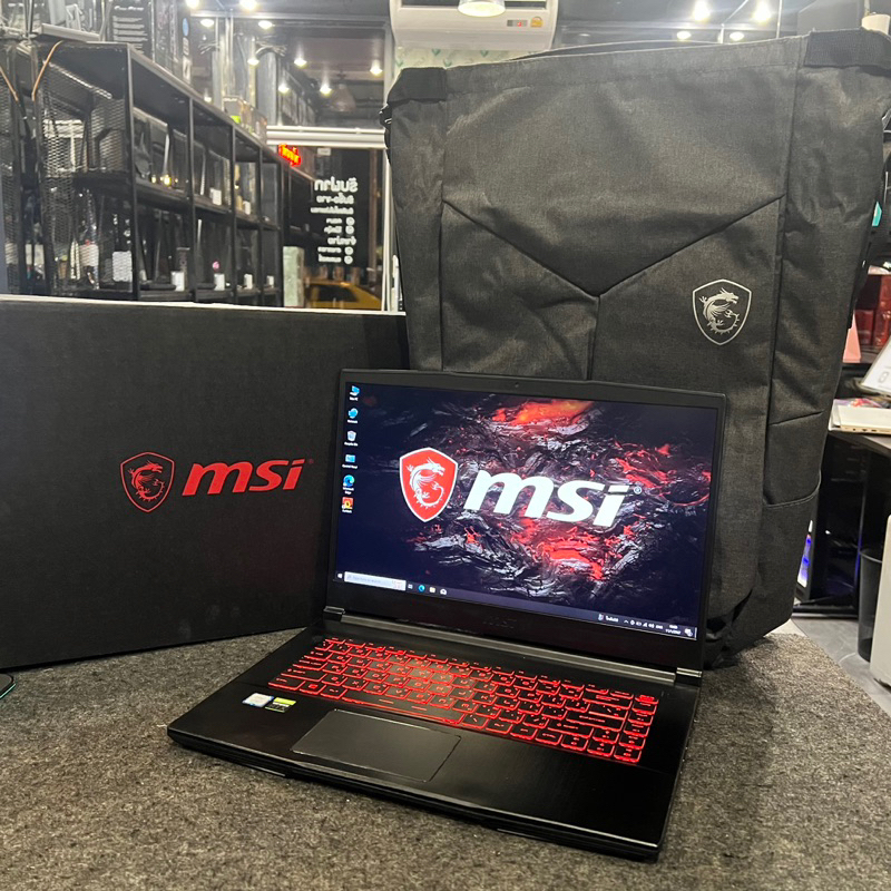 NOTEBOOK (โน้ตบุ๊ค) MSI GF65 THIN 9SEXR-450TH (อุปกรณ์ ครบกล่อง ...