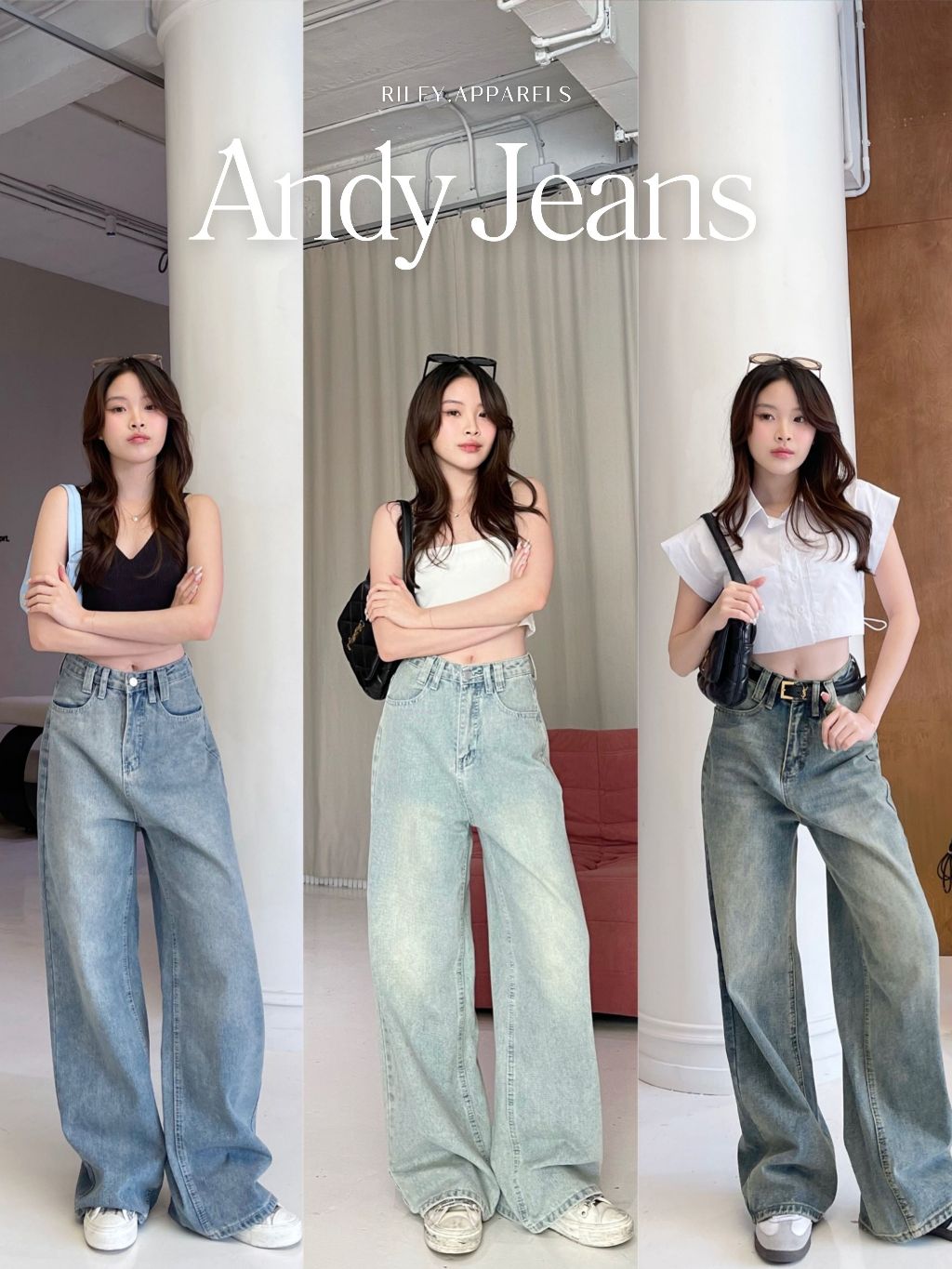 Riley.apparels - Andy Jeans 7006 [พรีทุกสี] | Shopee Thailand