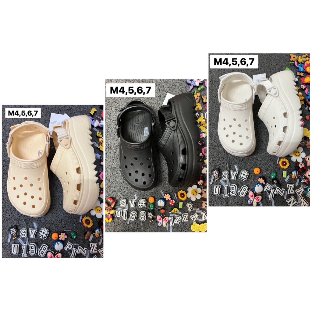 [New] รองเท้าแตะ Cro*s (รุ่นใหม่ 2024) รองเท้าสุขภาพสำหรับผู้หญิง Sz M4---M7 (Sticker no have ...