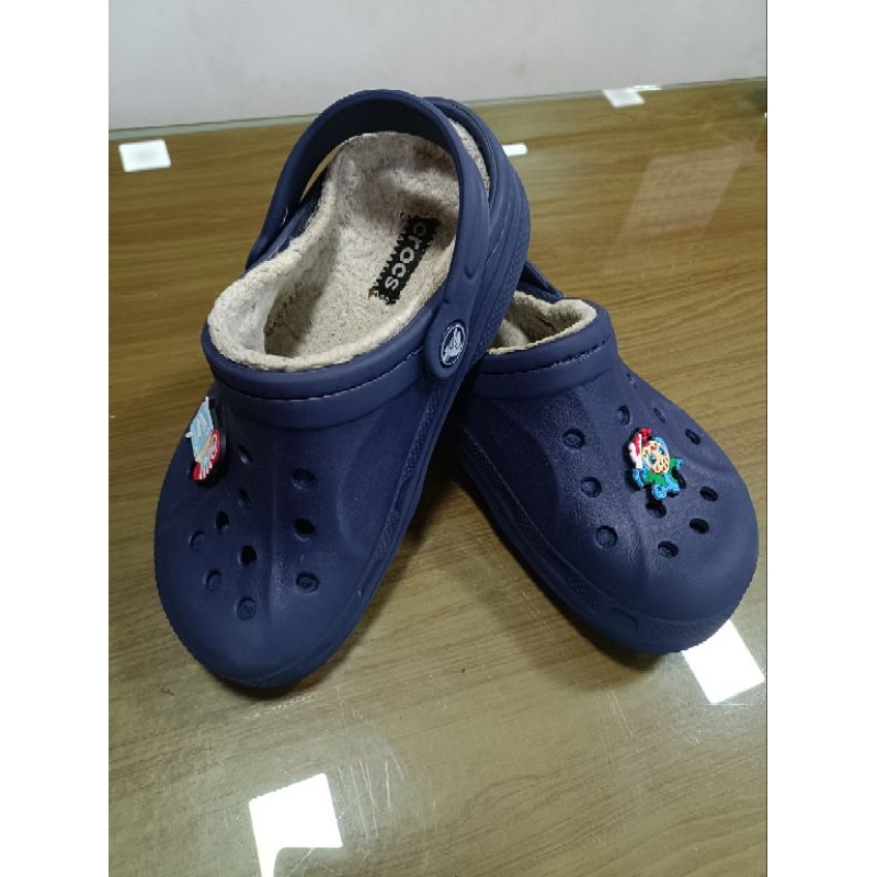 รองเท้าcorcs 22 cm.เด็ก แท้งานญี่ปุ่นมือสอง | Shopee Thailand