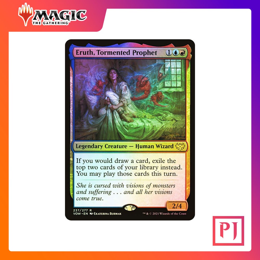 [MTG] Eruth, Tormented Prophet [VOW] [MULTI] [RARE] [FOIL] [ENG] (การ์ด ...
